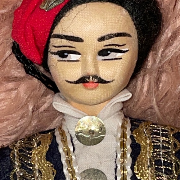 Other | Vintage Greek Doll In Traditional Greek Costume | Poshmark